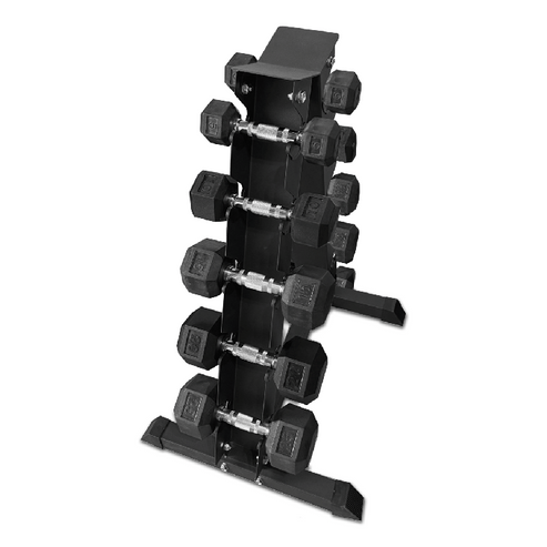 5-25 lb Dumbbell Set + Vertical DB Rack Package – SummitRubber